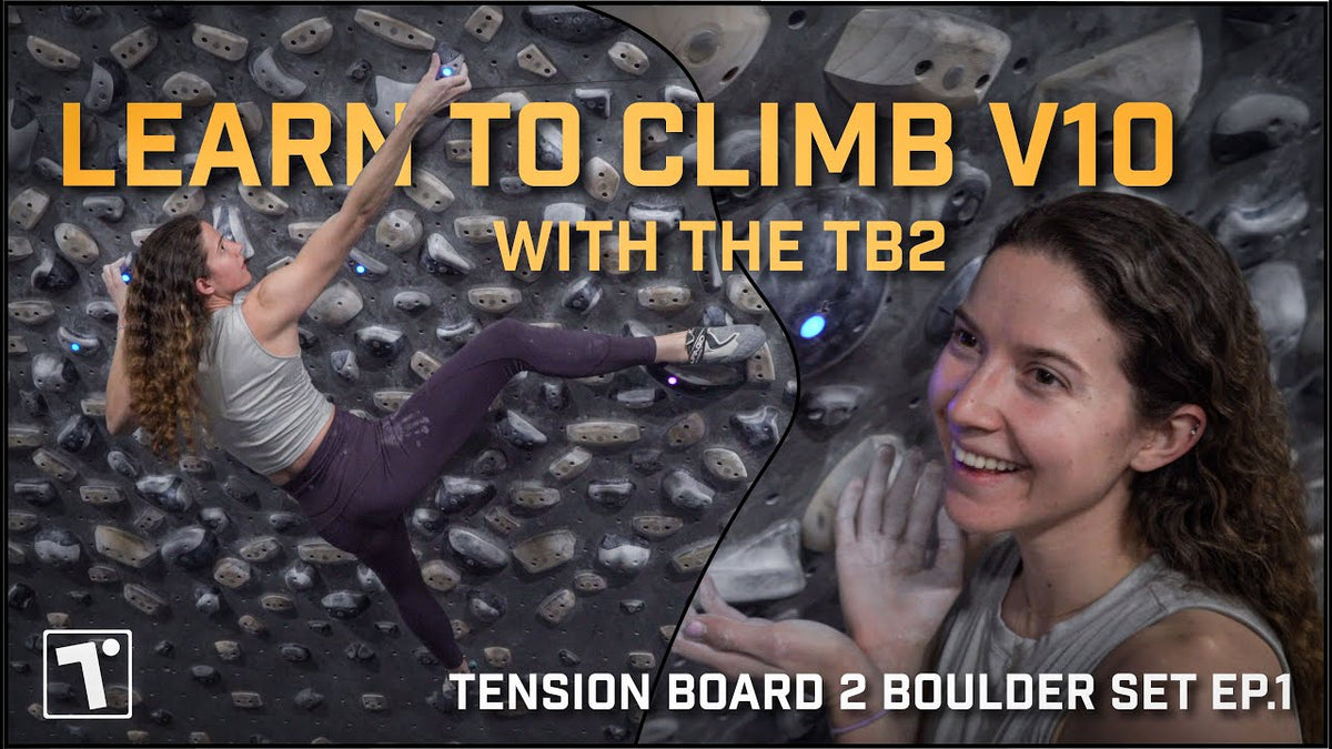 Tension Board 2 Boulder Progression: Ep. 1 w/ Kerry Scott – Tension Climbing